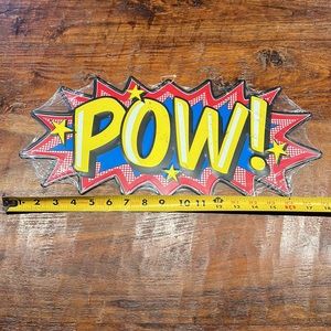 Wall Decor | Metal Pow Sign | Poshmark